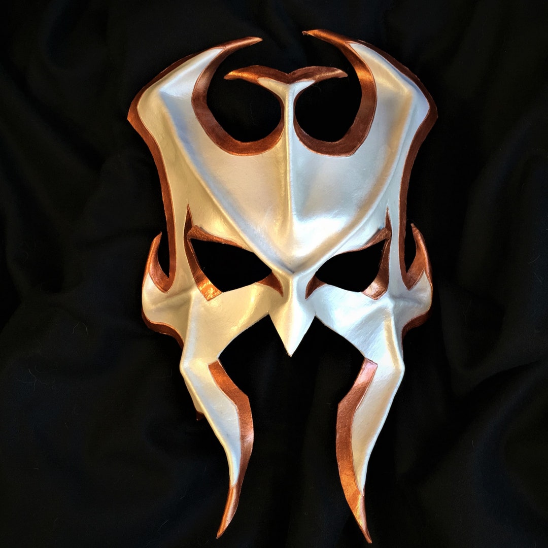 White Gladiator Mask Jinn Genie Halloween Mask Roman Gladiator Greek ...