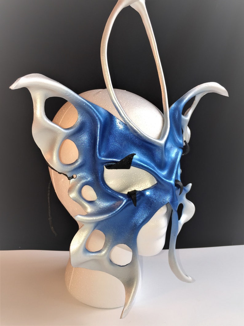 BUTTERFLY FAIRY Mask Blue Butterfly Mask Renaissance Fairy | Etsy