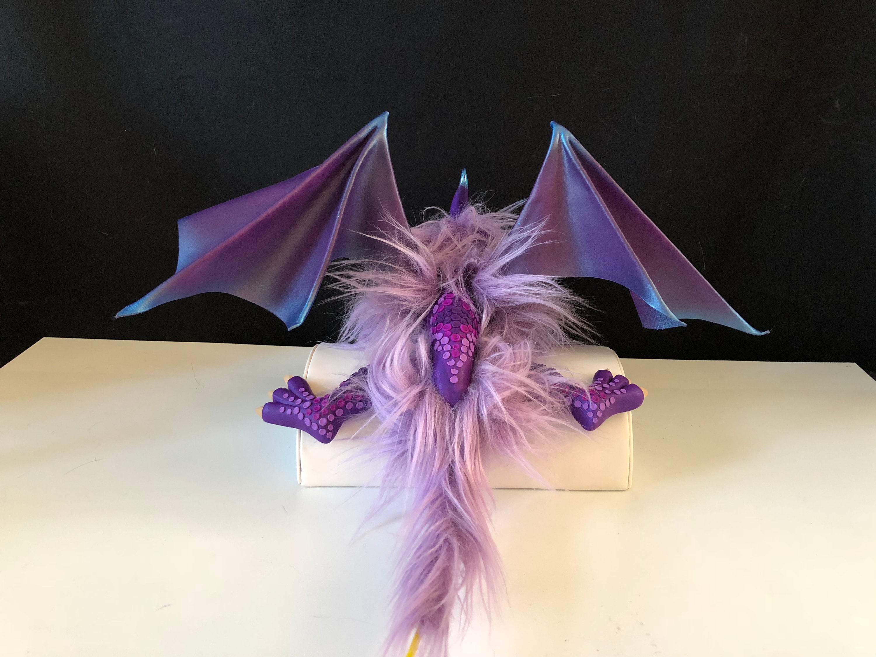PREMIUM PURPLE DRAGON Puppet - Shoulder Puppet * Fantasy Creature ...