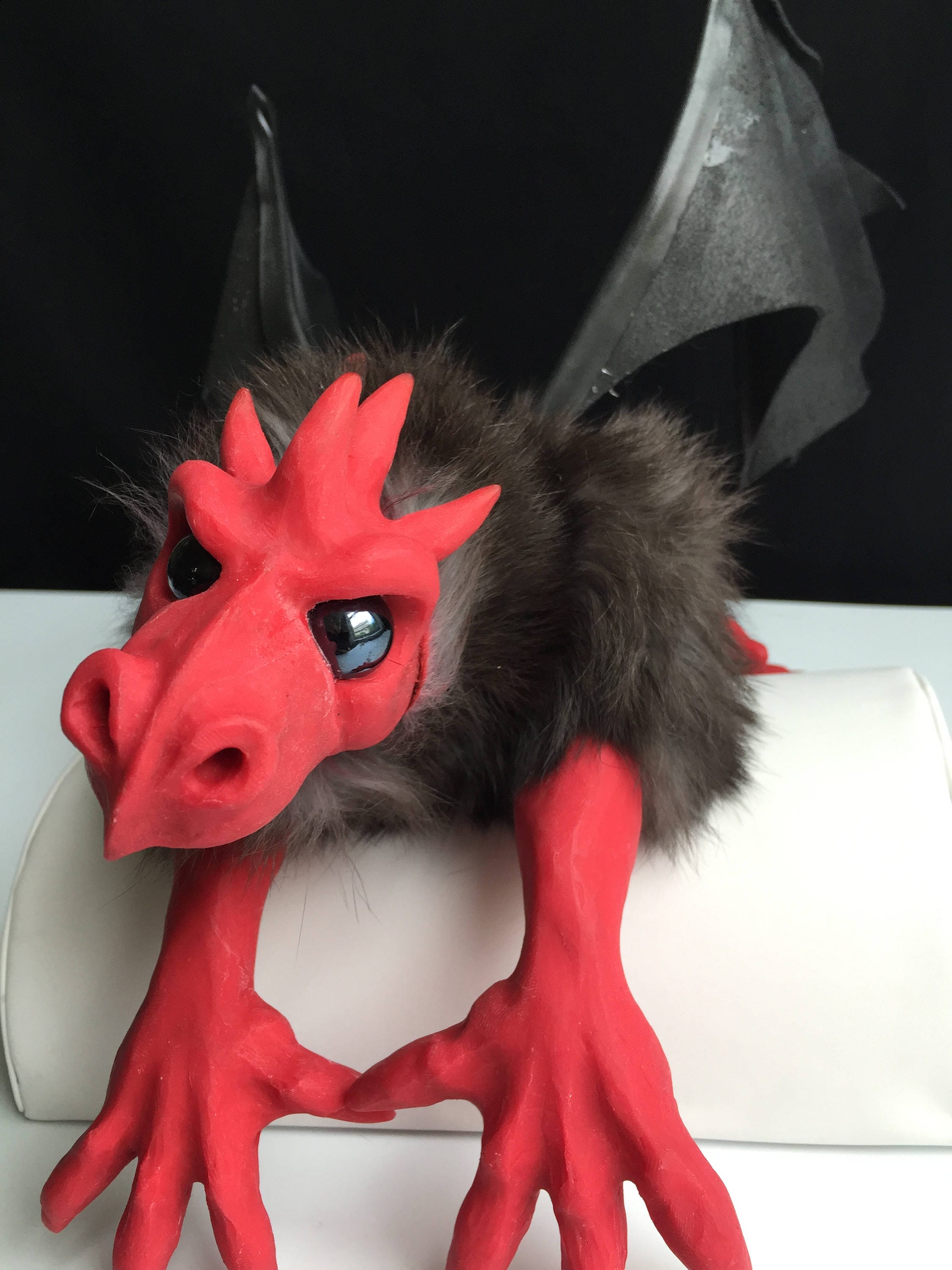 BABY DRAGON Shoulder Puppet Baby Dragon Toy Poseable Baby | Etsy