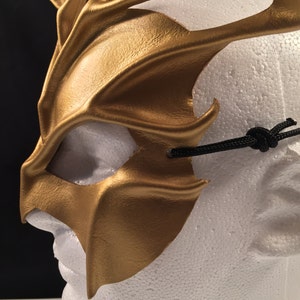 GOLD Leather Mask Roman God Costume TRITON Costume Greek God Mask Mardi ...