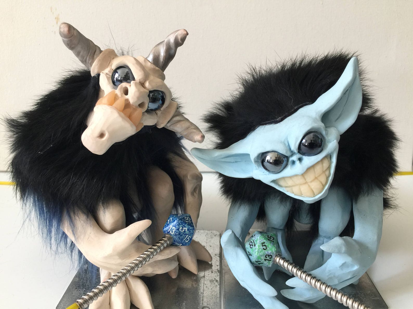 GOOFY BABY GOBLIN Brownie Puppet Goblin Statue Fantasy | Etsy