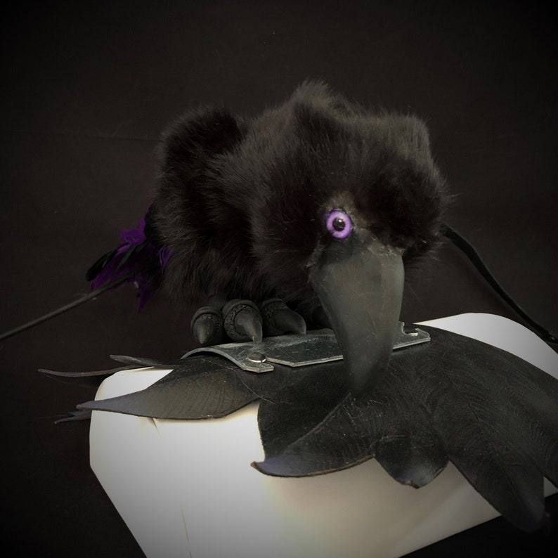 RAVEN Puppet Bird Sculpture Maleficent Cosplay Odin's | Etsy