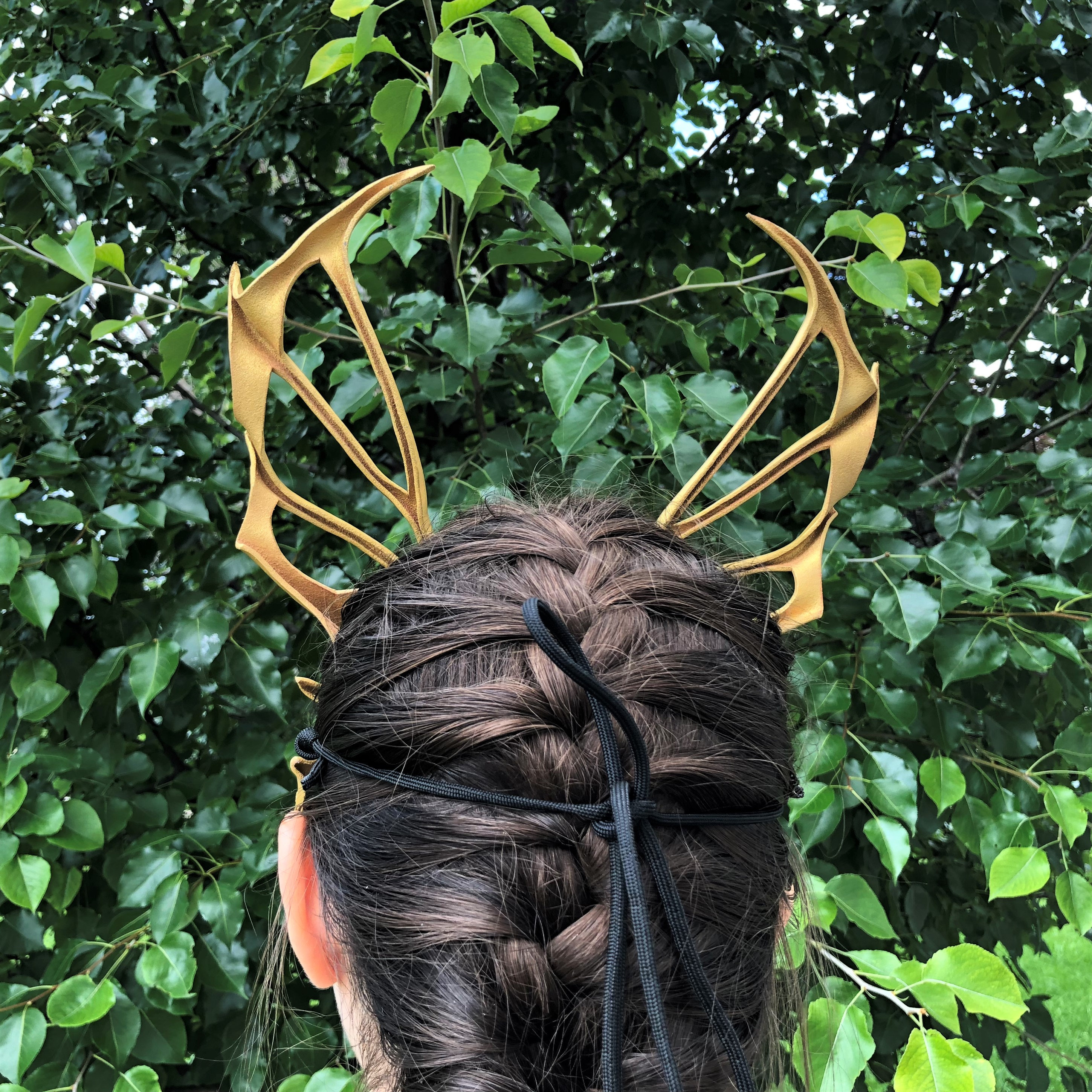 Triton Crown ATHENA Cosplay Leather Armor Gold Headpiece * Greek ...