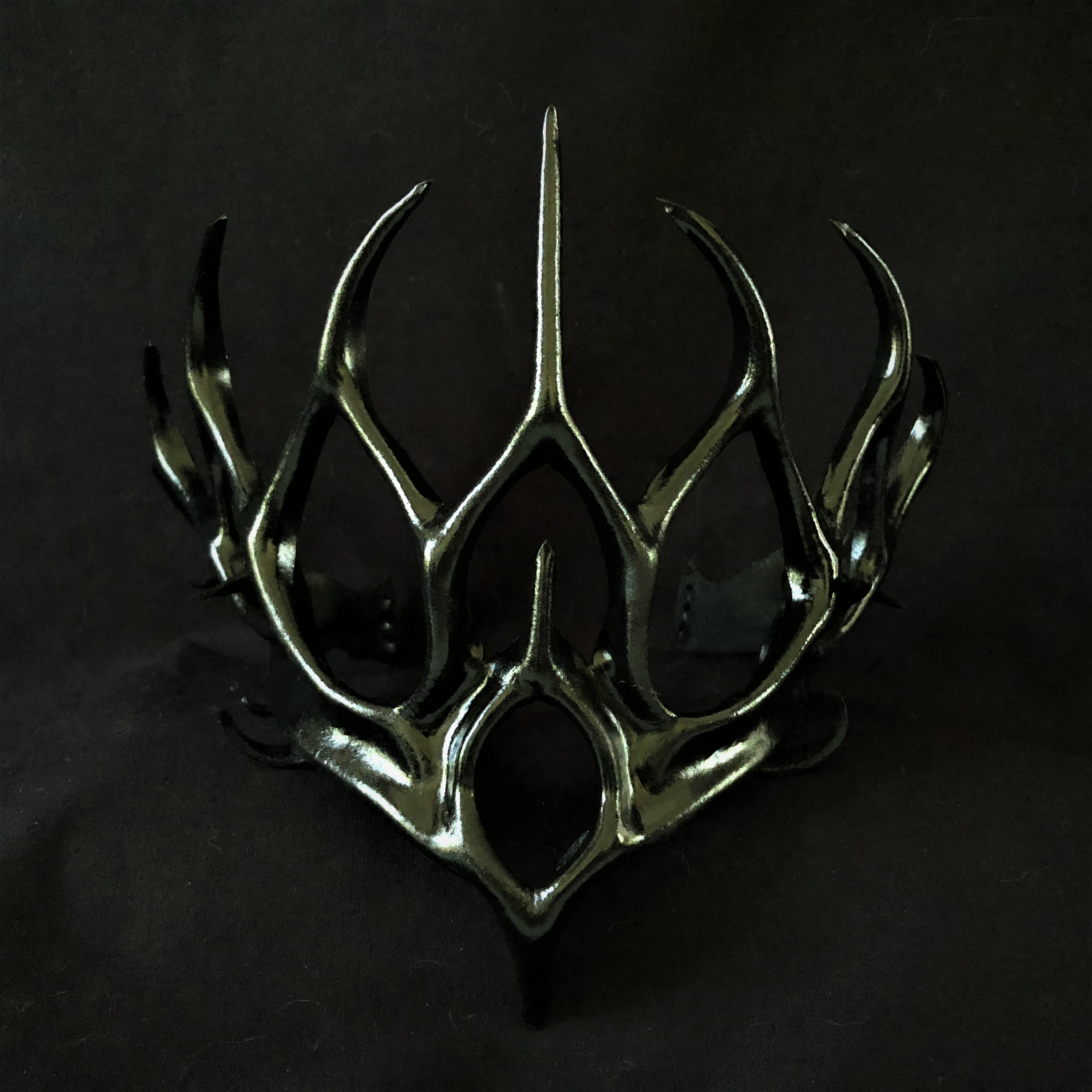 Leather Crown of Thorns Fantasy Headpiece Evil Queen Crown | Etsy