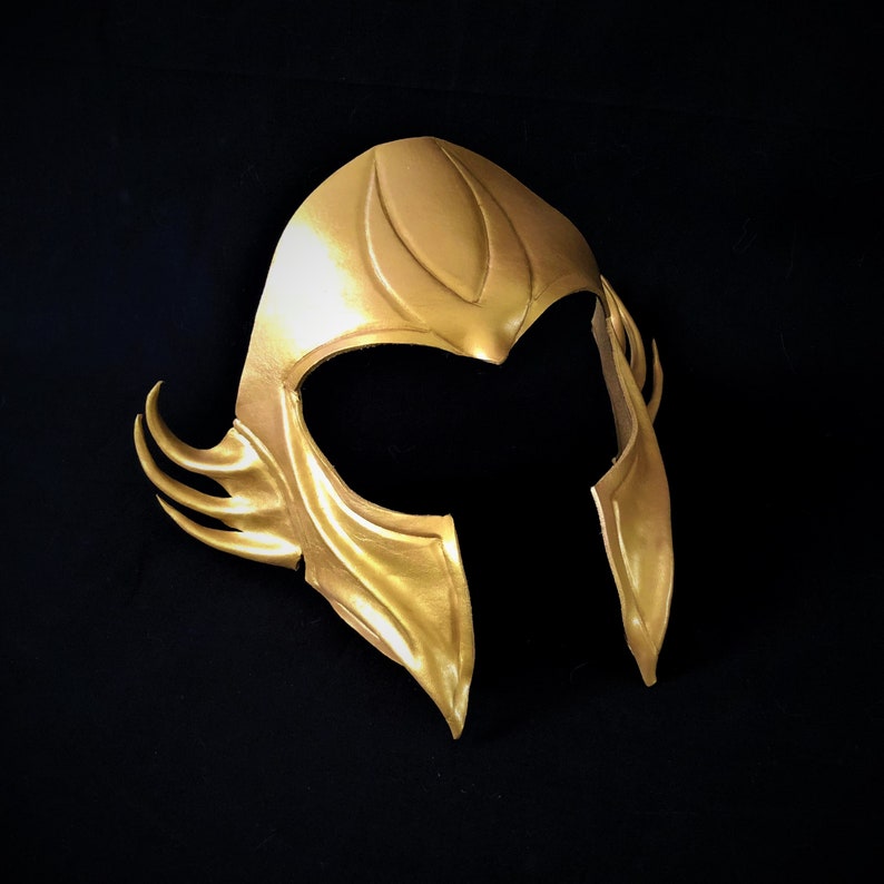 LARP Warrior Headpiece Armor Leather SCA Soldier Headdress | Etsy