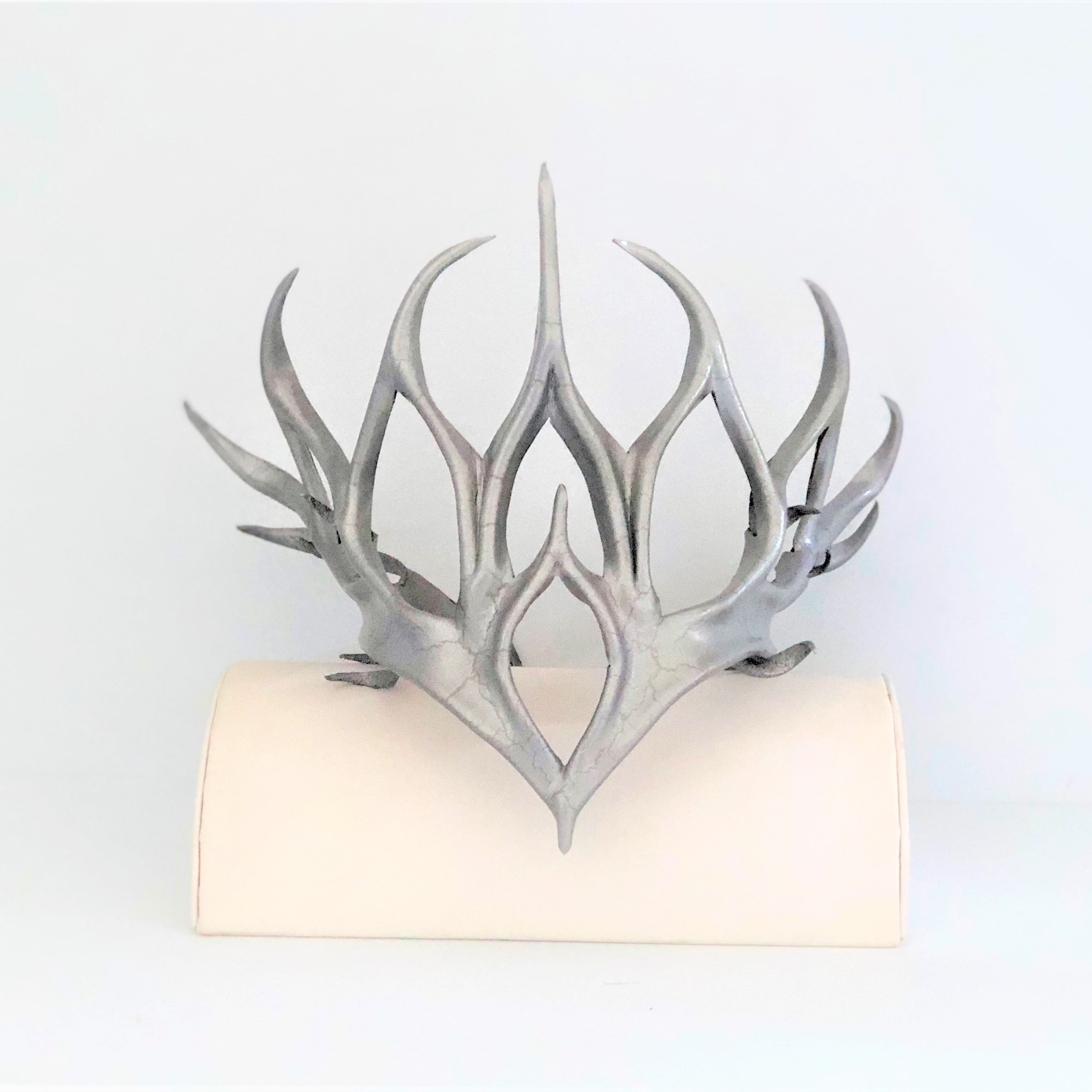 Silver Fantasy Cosplay Crown of Thorns Leather Headpiece * Elven Crown ...