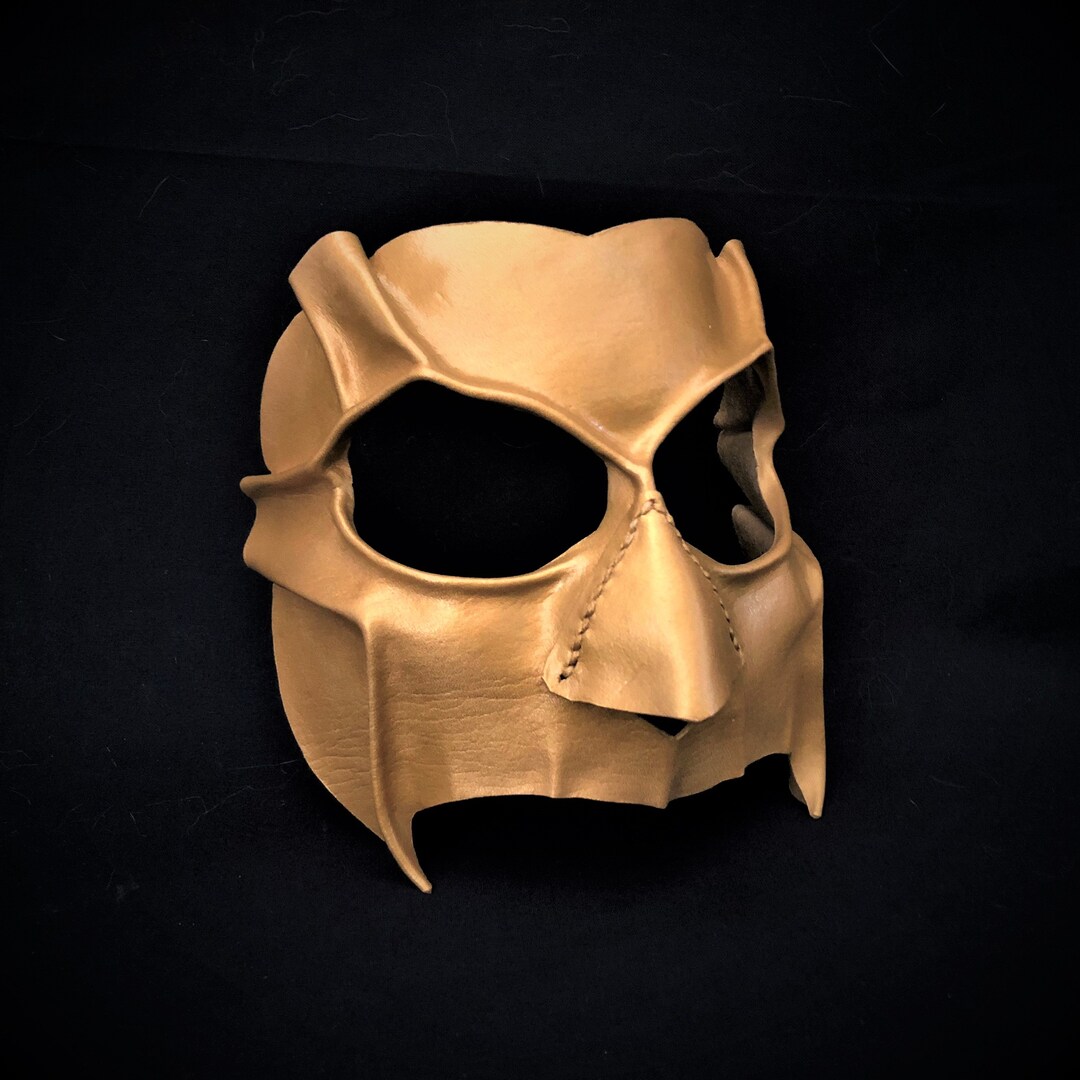 Mardi Gras King LARP Evil Military Captain Mask, Theatre Mask Prop ...