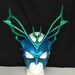 Greek God Mask BLUE Leather Mask HYDRA Halloween Mask - Etsy