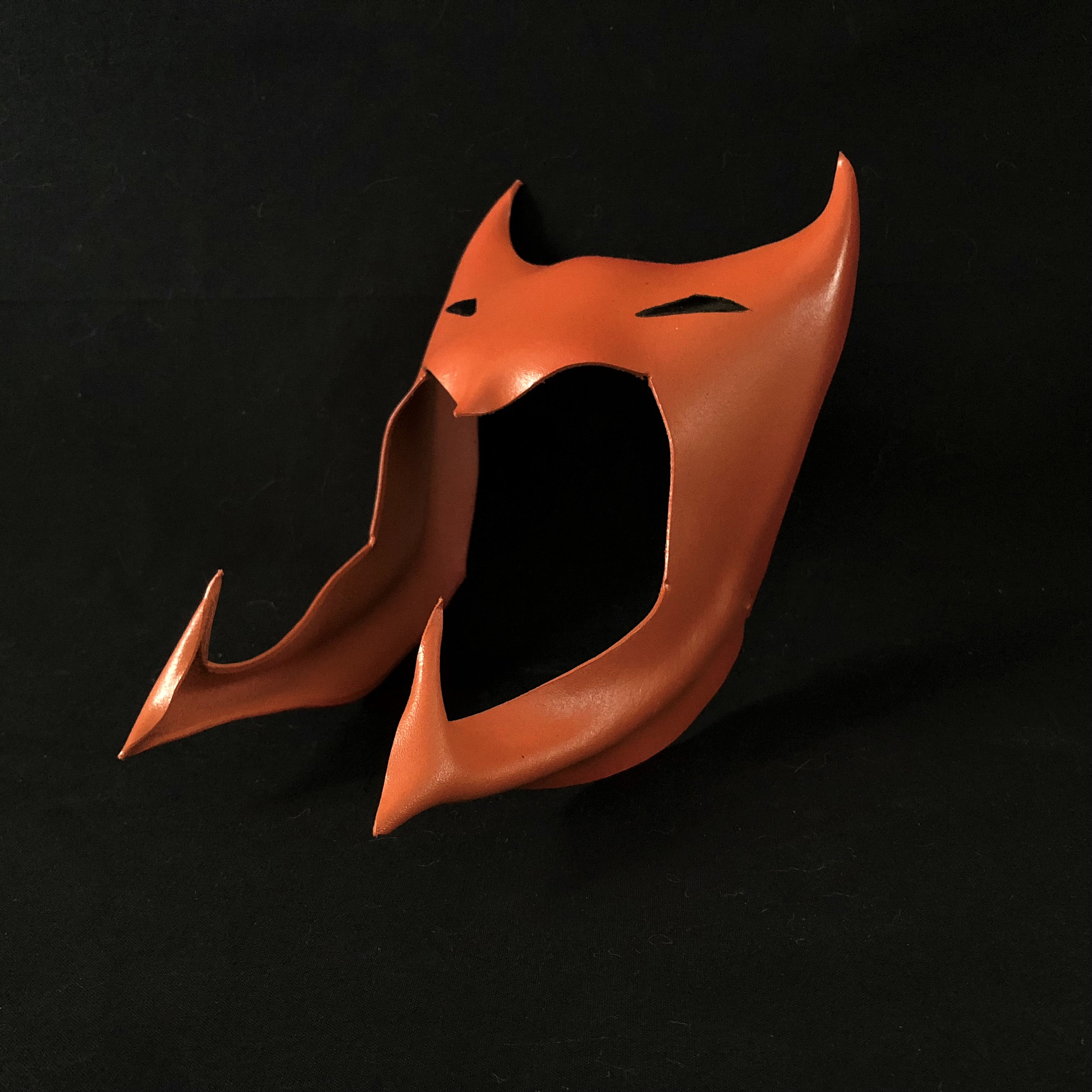 Cosplay Headpiece, Leather Mask Headdress Anime Fandom Costume Comicon ...