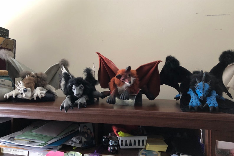 Winged Fox Shoulder Puppet Fantasy Animal Puppet Doll Pet - Etsy