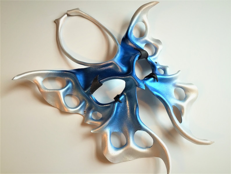 BUTTERFLY FAIRY Mask Blue Butterfly Mask Renaissance Fairy | Etsy