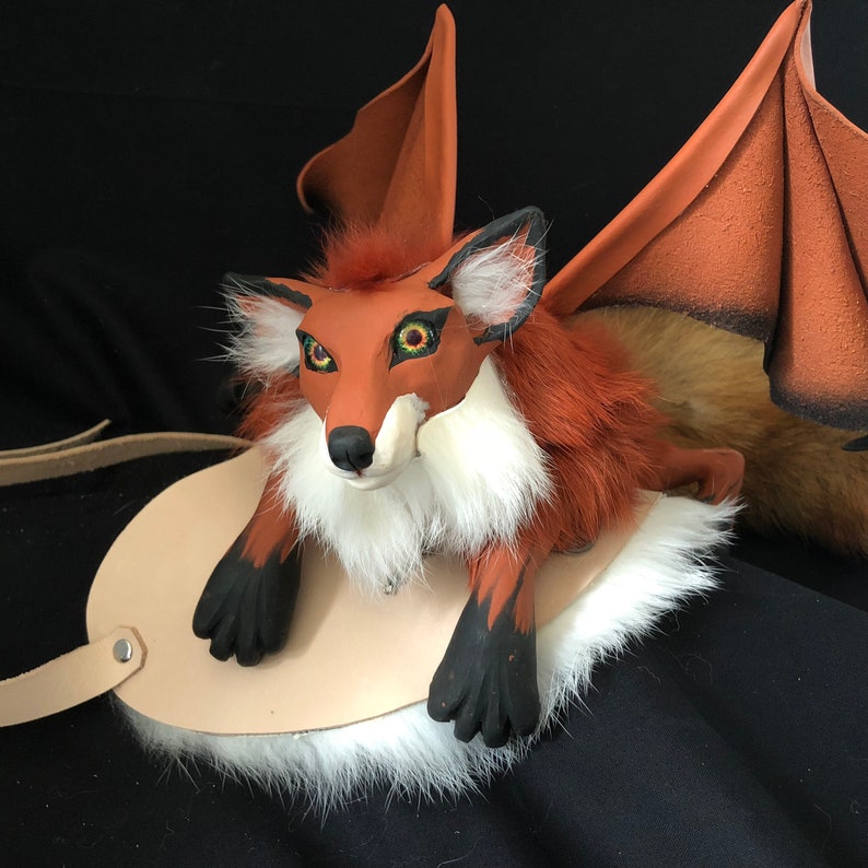 Fox Puppet & Mask PREMIUM BUNDLE Fox Mask Fur Harness and - Etsy