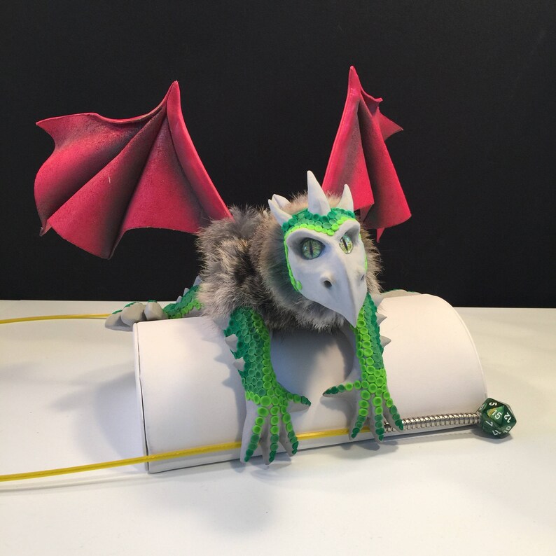 DRAGON Puppet Sculpture Redwings Fantasy Puppet Animal Mythical ...