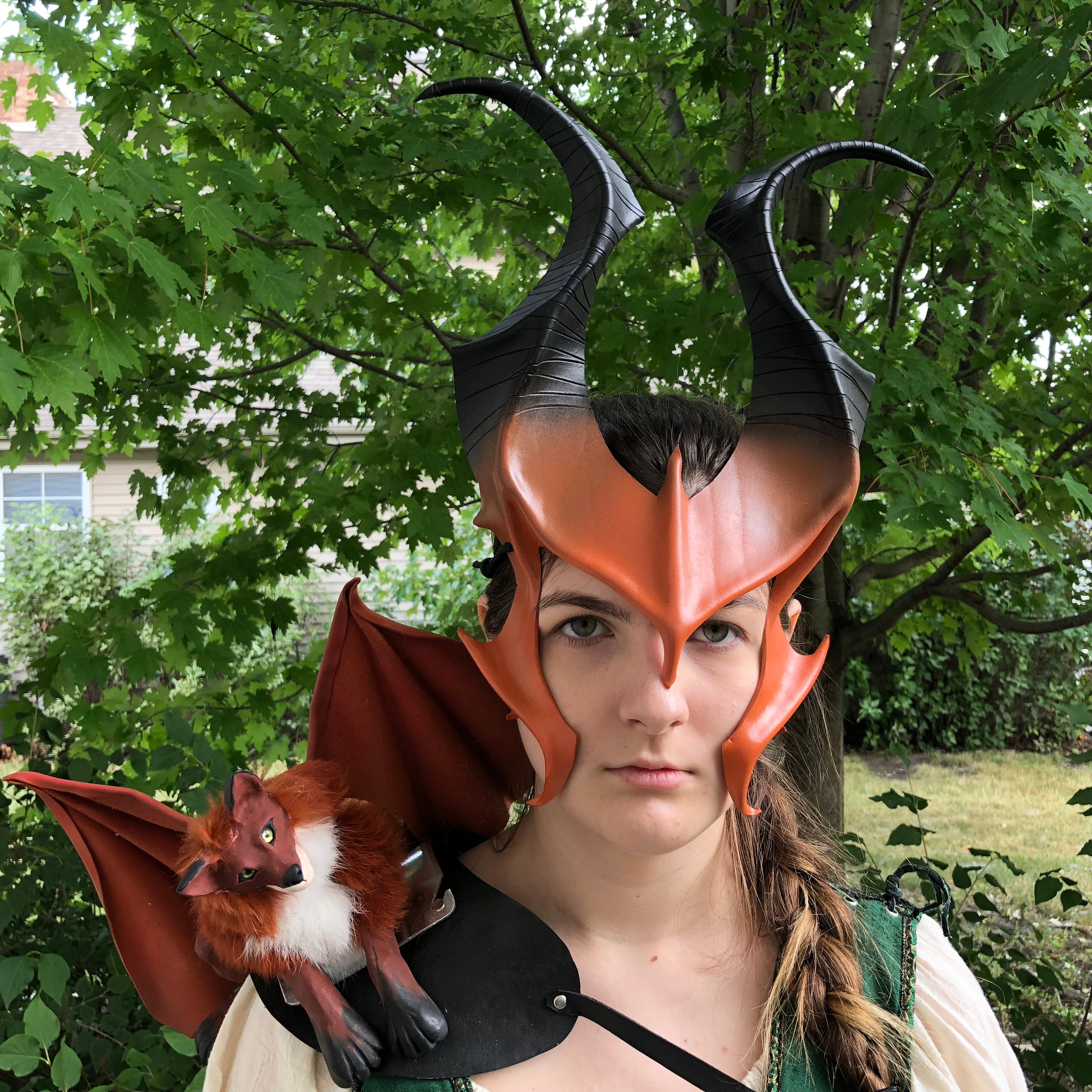 Fox Shoulder Puppet Winged Fantasy Animal Puppet Pet | Etsy