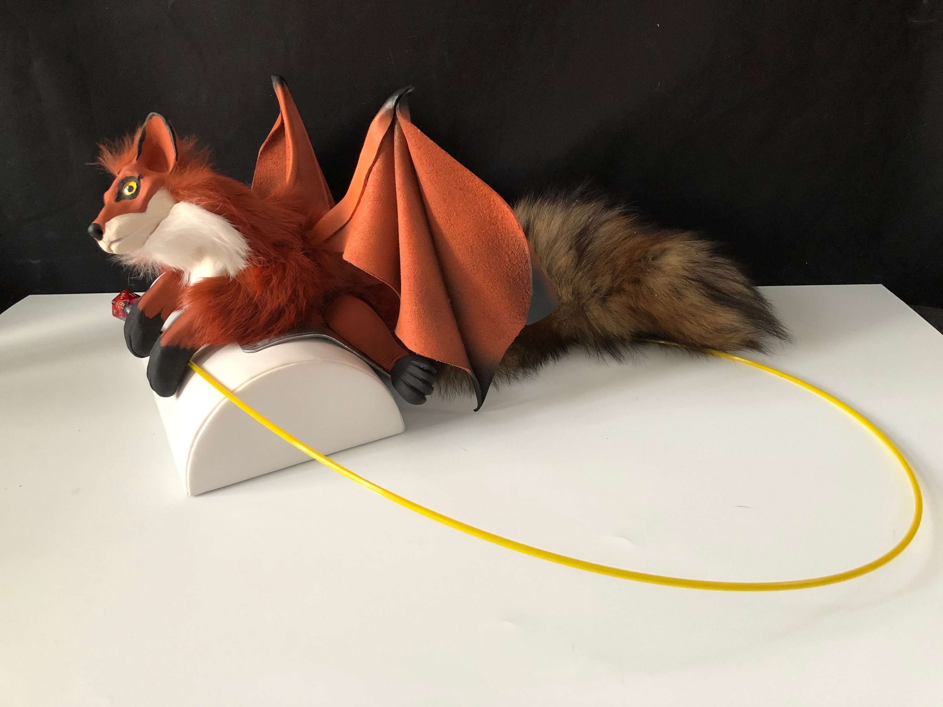 Fox Shoulder Puppet Winged Fantasy Animal Puppet Pet | Etsy