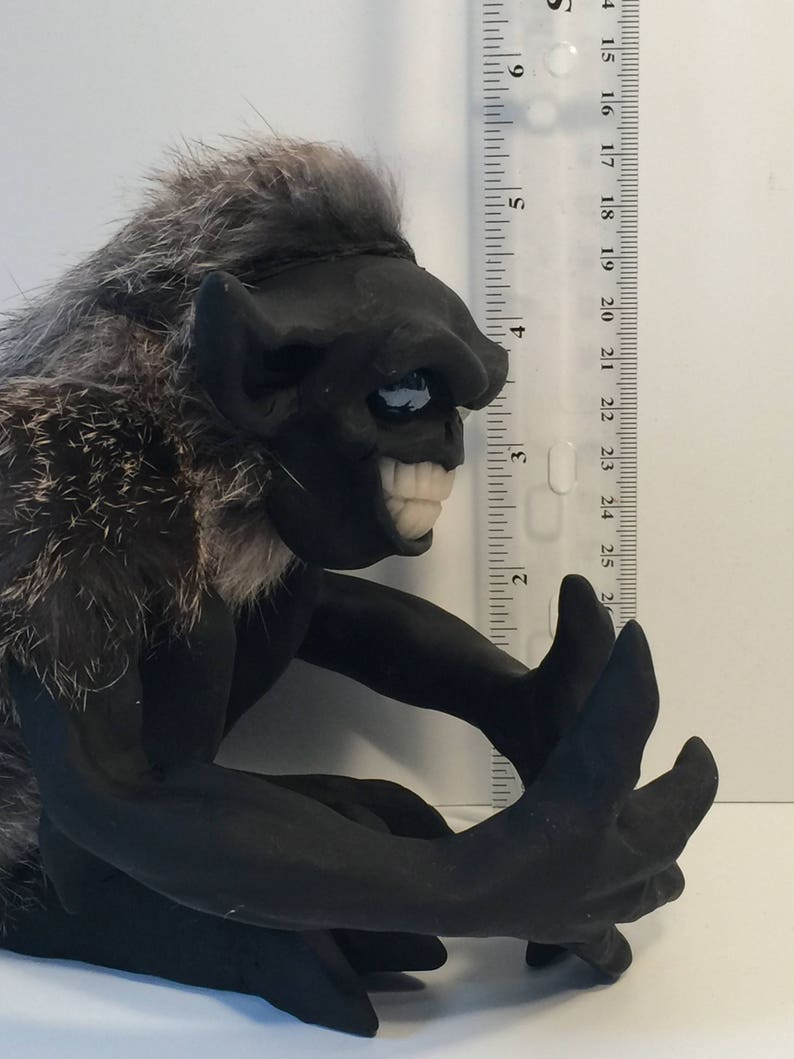 BROWNIE Shoulder Puppet Fantasy Creature with Coif Spiderwick | Etsy