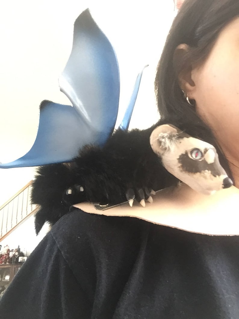 FAIRY FERRET Shoulder Puppet Pet Fantasy Creature Guardian - Etsy