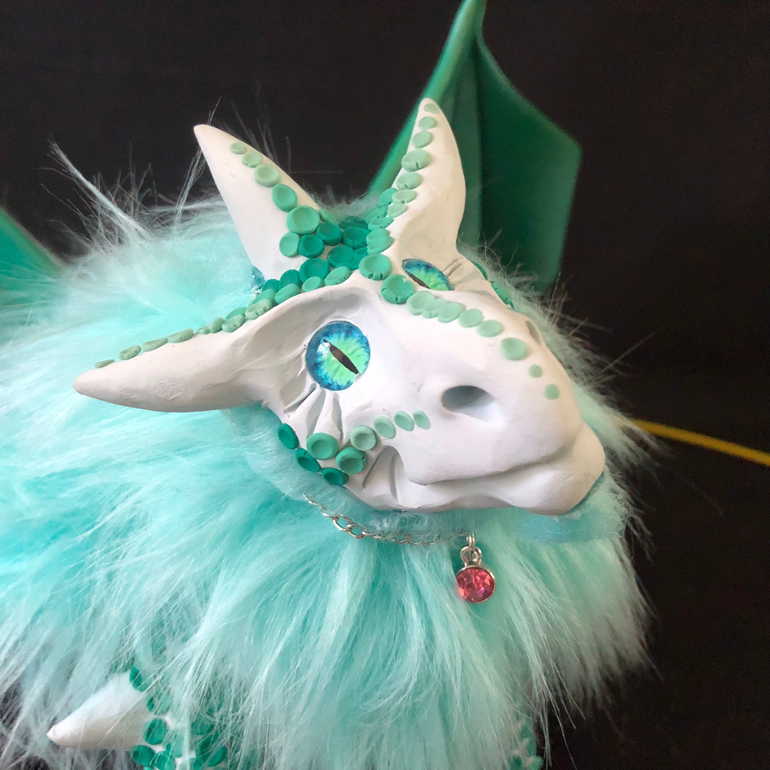 DRAGON PUPPET "sea Foam2" Mythical Creature Doll * Dragon Sculpture ...