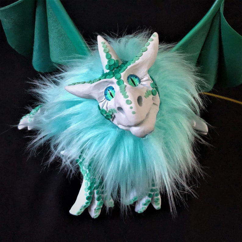 DRAGON PUPPET sea Foam2 Mythical Creature Doll - Etsy