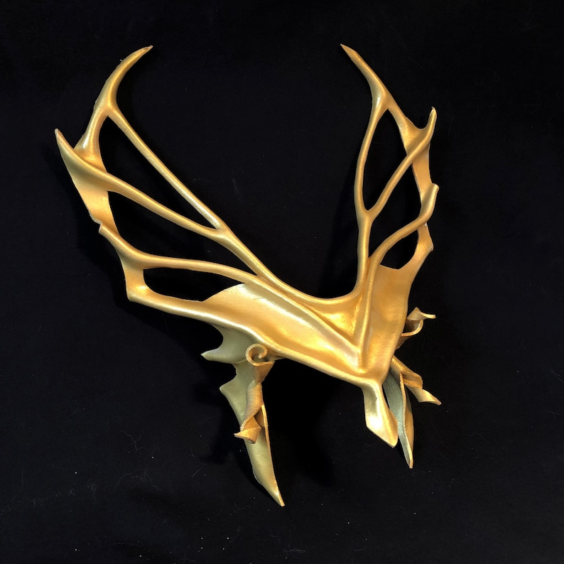 Triton Crown ATHENA Cosplay Leather Armor Gold Headpiece * Greek ...