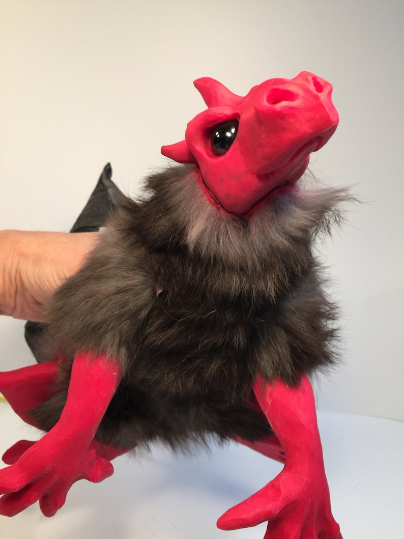 BABY DRAGON Shoulder Puppet Baby Dragon Toy Poseable Baby - Etsy