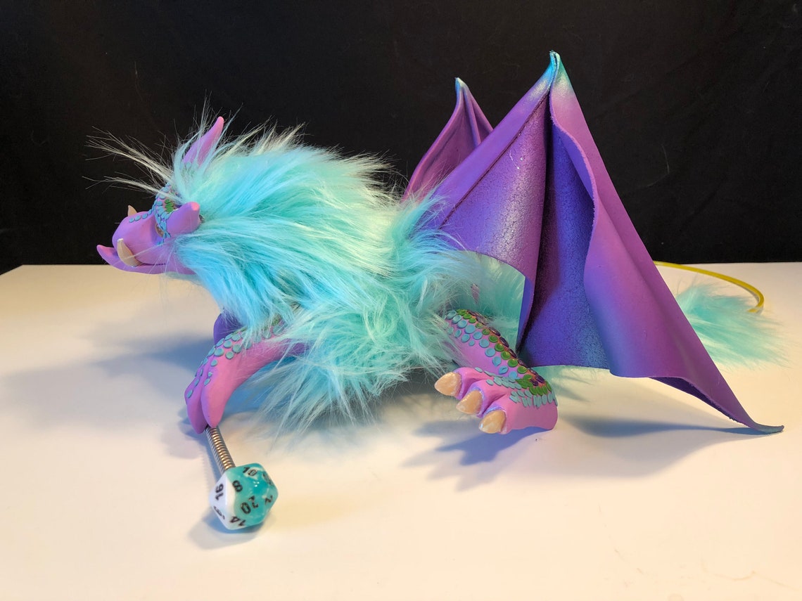 DRAGON PUPPET "beastie" PREMIUM Fantasy Sculpture * Cosplay Shoulder ...