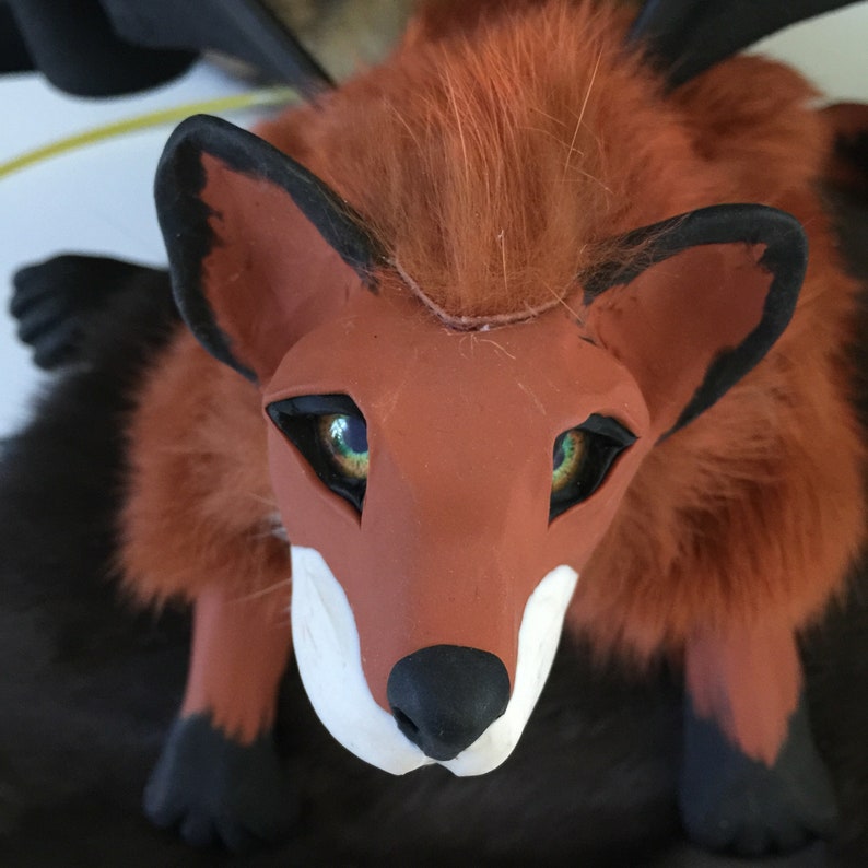 Winged Fox Shoulder Puppet Fantasy Animal Puppet Doll Pet - Etsy