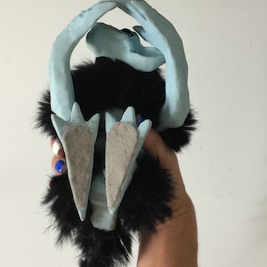 Nordic Goblin Gargoyle Shoulder Puppet, Custom Movable Fantasy Cosplay ...