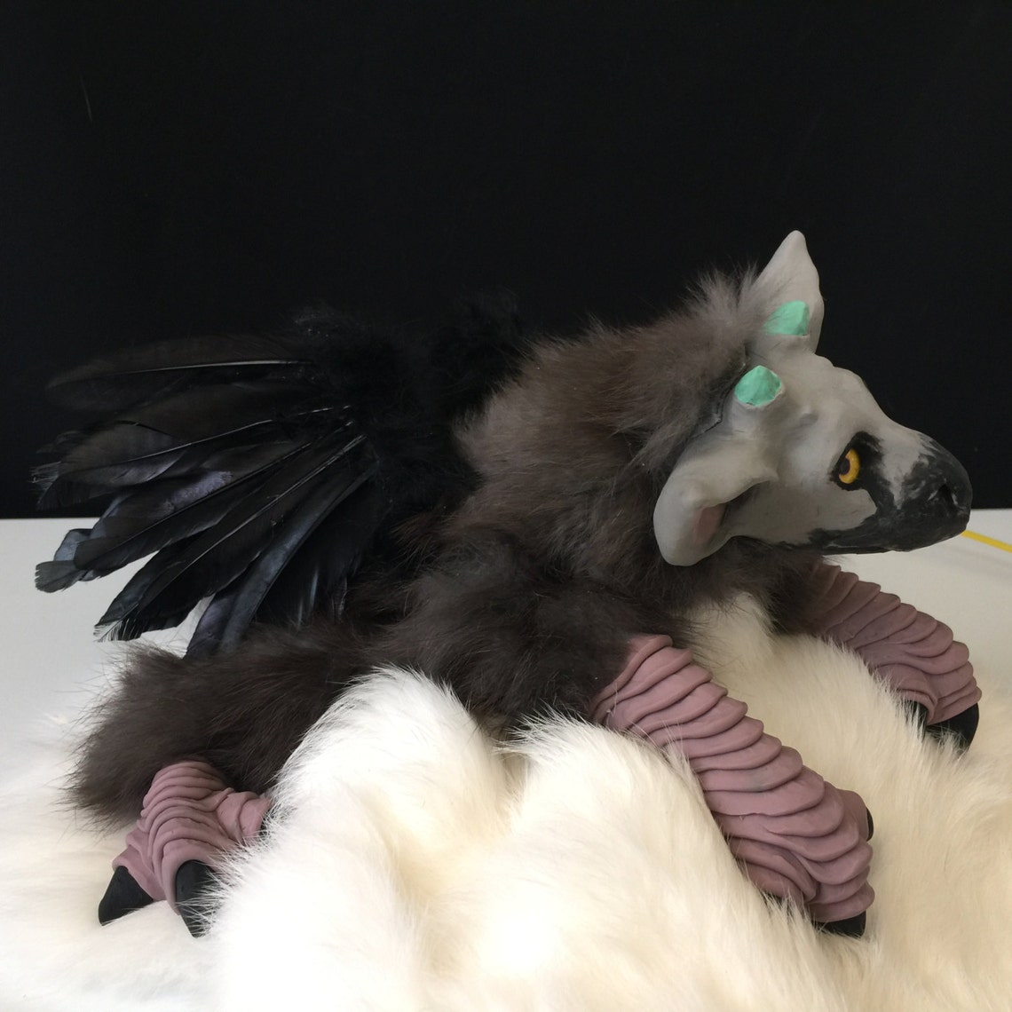 Baby Griffin Puppet TRICO Griffin Statue Doll the Last - Etsy UK