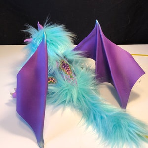 DRAGON PUPPET "beastie" PREMIUM Fantasy Sculpture * Cosplay Shoulder ...