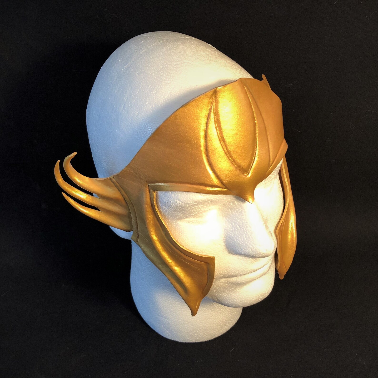 LARP Warrior Headpiece Armor Leather SCA Soldier Headdress | Etsy