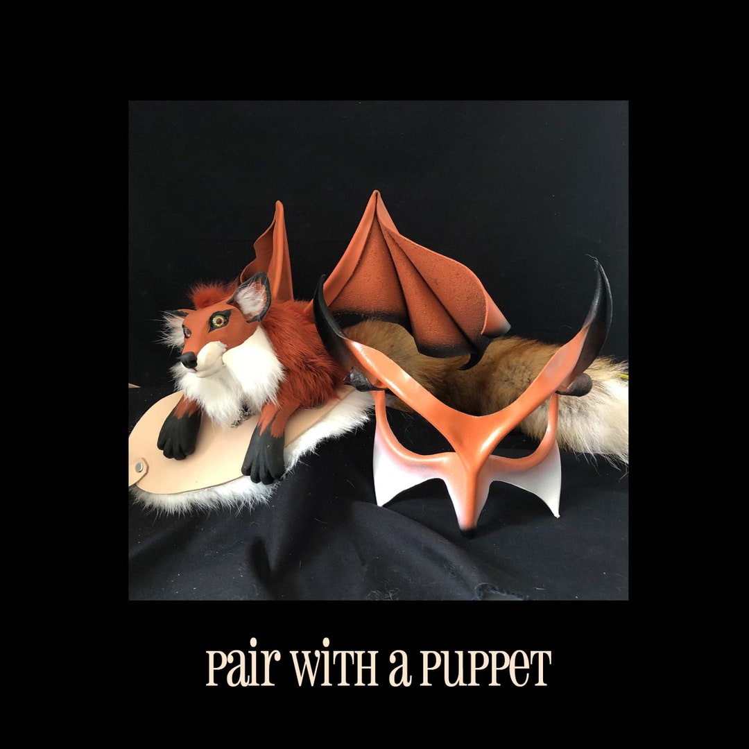 FOX MASK - Fox Costume, Fox Ears, Fox Cosplay * Animal Masquerade Mask ...