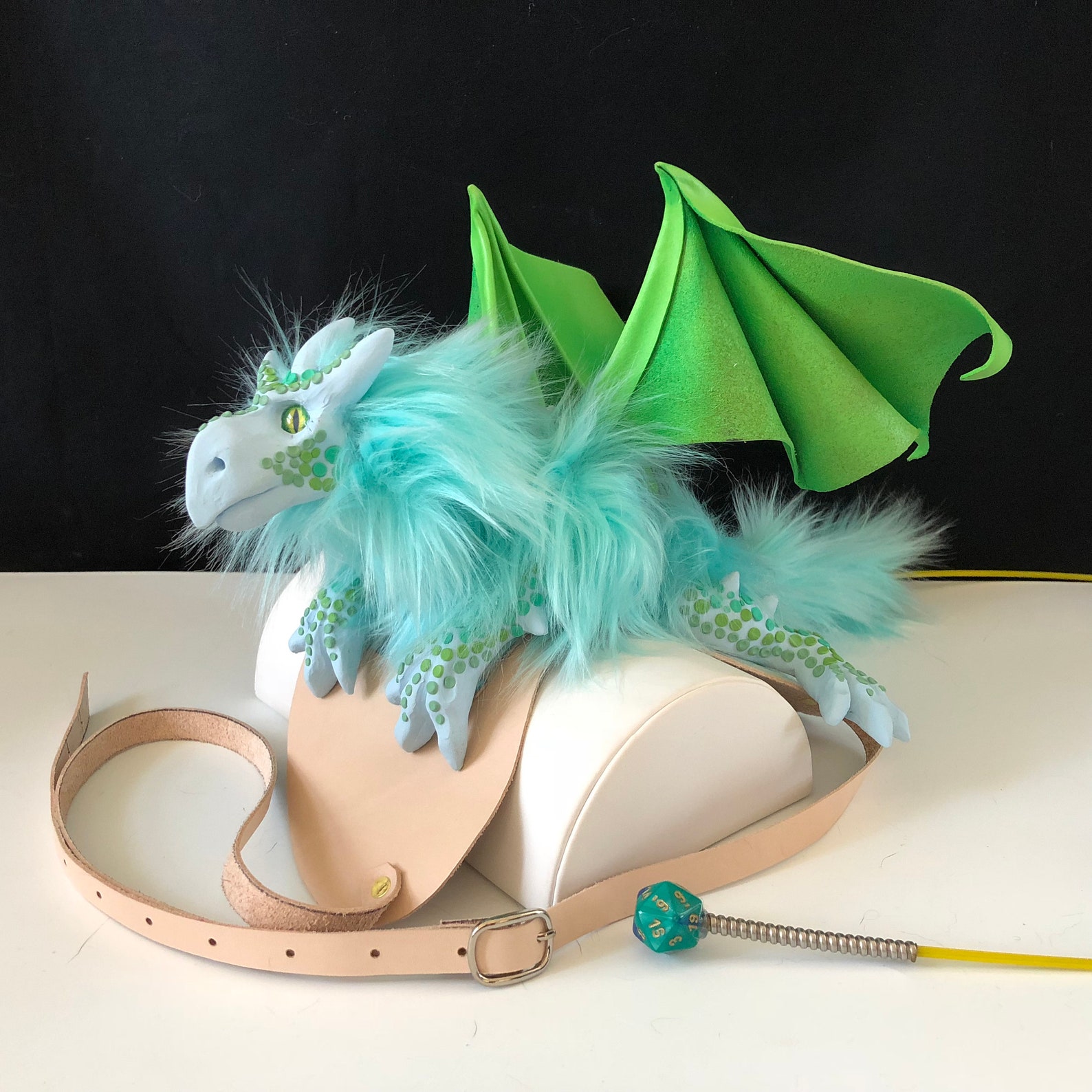 DRAGON Puppet Mythical Creature Doll Dragon Shoulder Puppet | Etsy