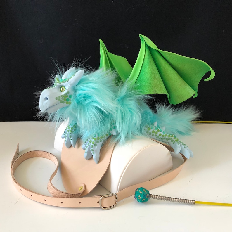 DRAGON Puppet Mythical Creature Doll Dragon Shoulder Puppet - Etsy ...