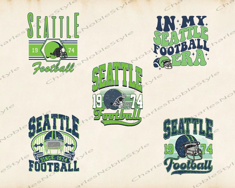 Vintage Seattle Football PNG, Game Day Png, Retro Seattle Football PNG ...