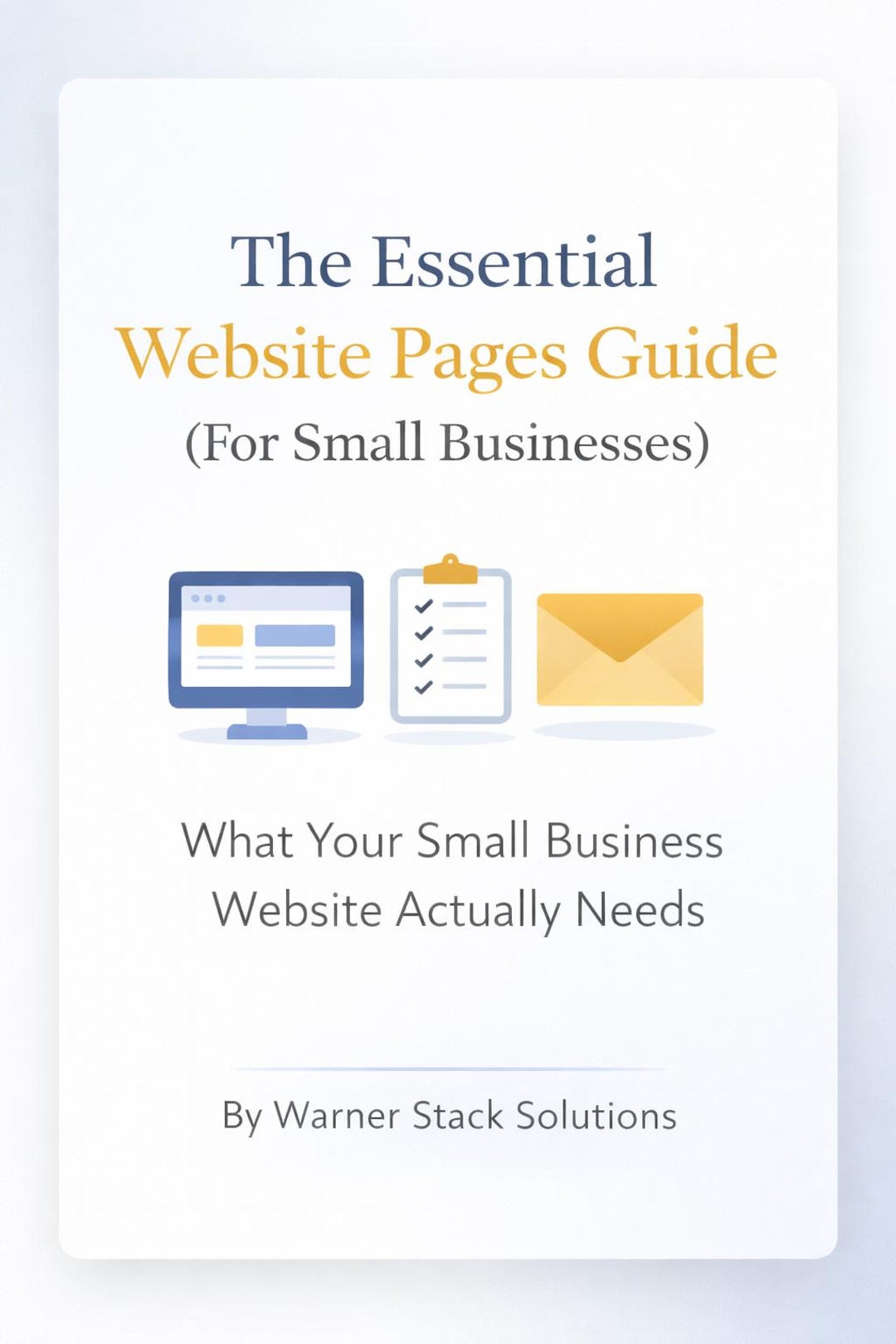 Essential Website Pages Guide for Small Businesses | Website Planning ...