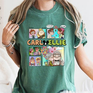 Ellie and Carl Couples Love PNG , Mickey Ears PNG, up Movie Png, Couple ...