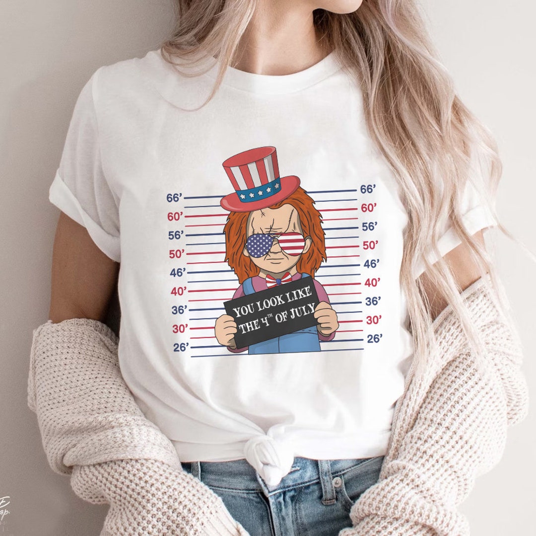 Horror Chucky Fourth of July Png, Horror Characters 4th of July Png ...