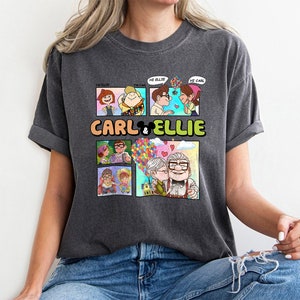 Ellie and Carl Couples Love PNG , Mickey Ears PNG, up Movie Png, Couple ...