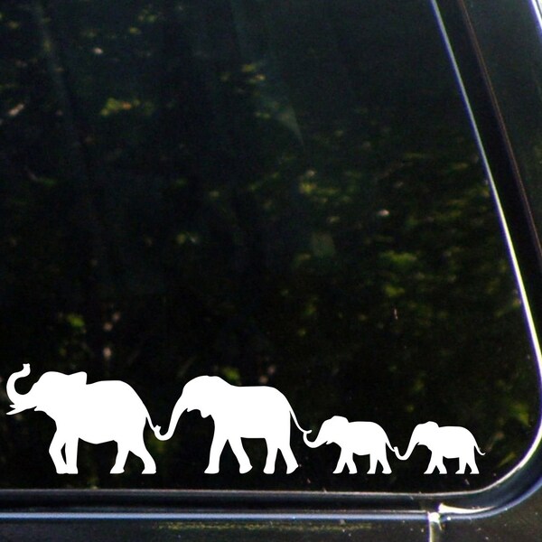 Elephant Vinyl Decal - Etsy