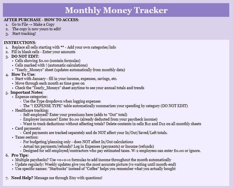 2026 Monthly Money Tracker | Google Sheets | Track Income Expenses ...