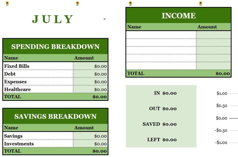 2026 Monthly Money Tracker | Google Sheets | Track Income Expenses ...