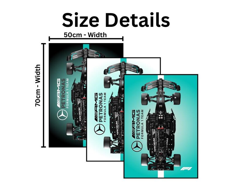 Technic Mercedes-amg W14 F1 Poster: Smoke Edition, 3 Colors (digital ...