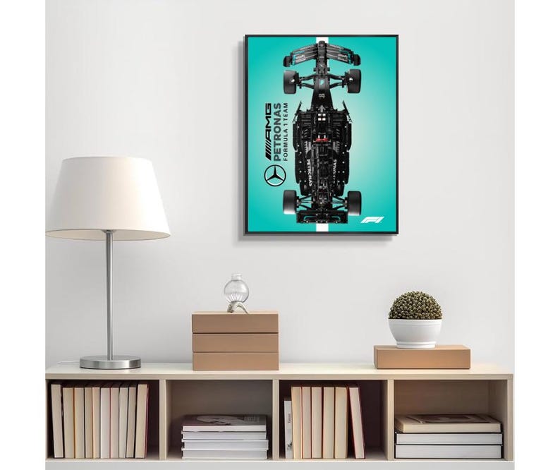 Technic Mercedes-amg W14 F1 Poster: Smoke Edition, 3 Colors (digital ...