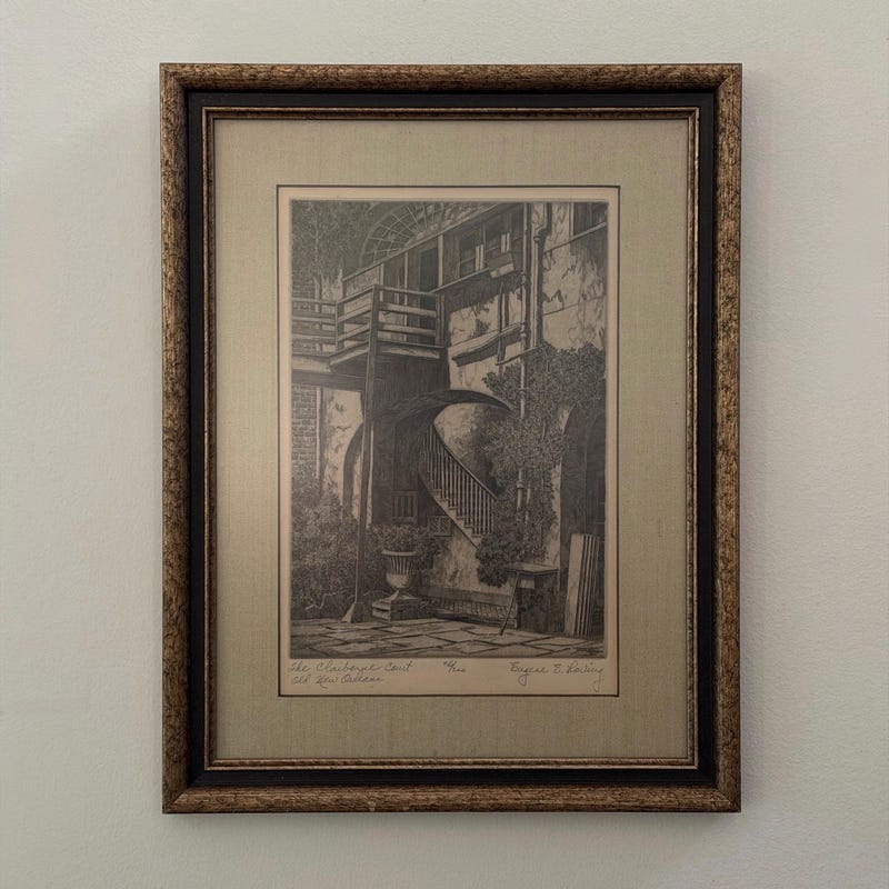 Framed Signed Etching - Etsy