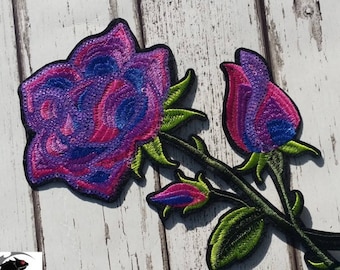 Purple Ninja Embroidered Patch Applique Very Gothic Emo Punk - Etsy