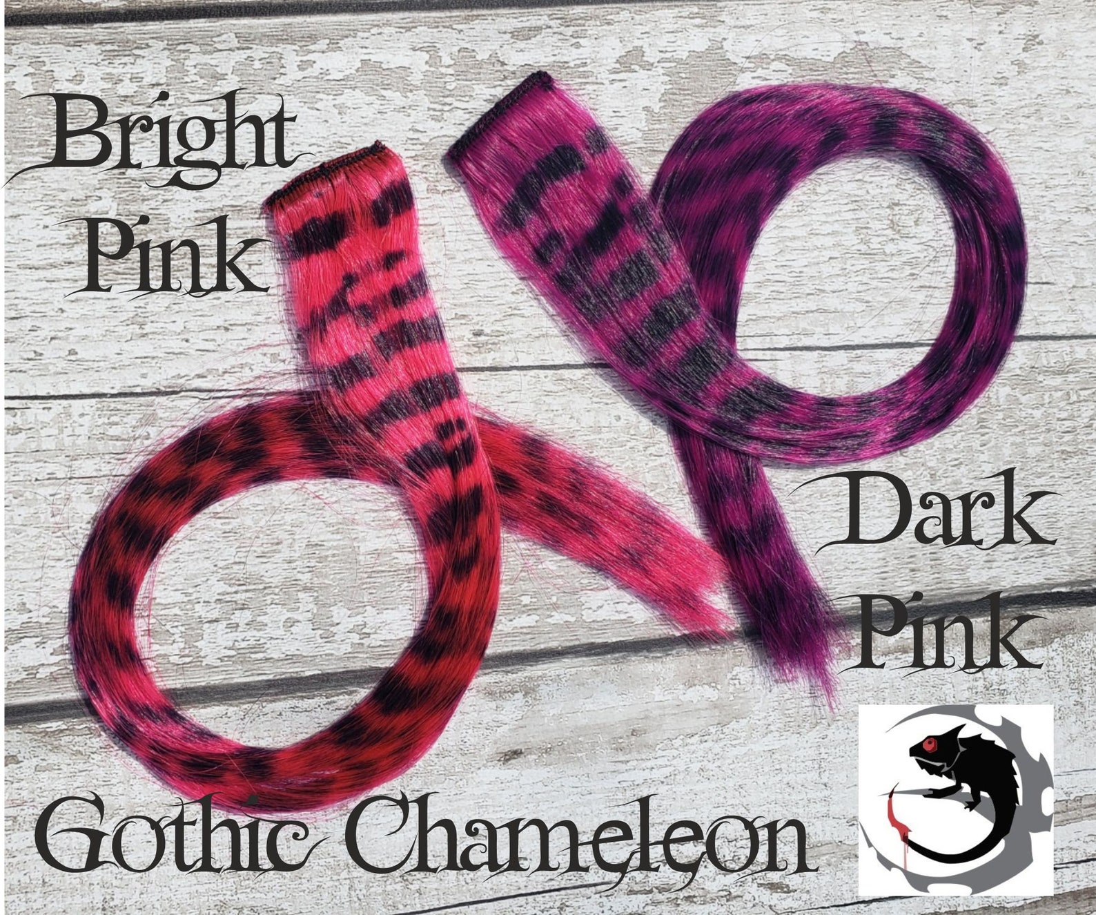 Zebra Tiger Stripe Clip in 18 Inch Hand Made Hair Extension 12 Colours ...