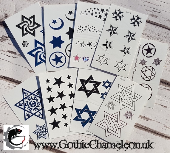 Top 170 + 6 point star tattoo designs - Spcminer.com