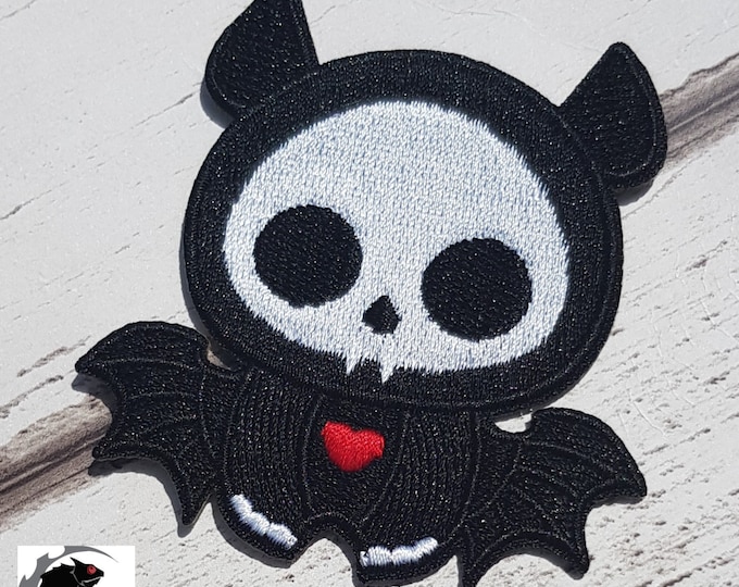 Cats Head With Leviathan Cross Embroidered Patch Applique Gothic Emo ...